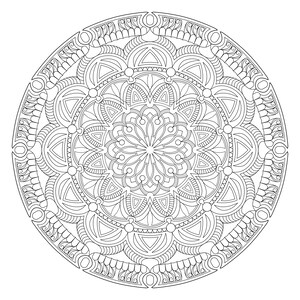 Mandala Coloring Book No.9 Mandala Madness, Adult Coloring, Ornate ...