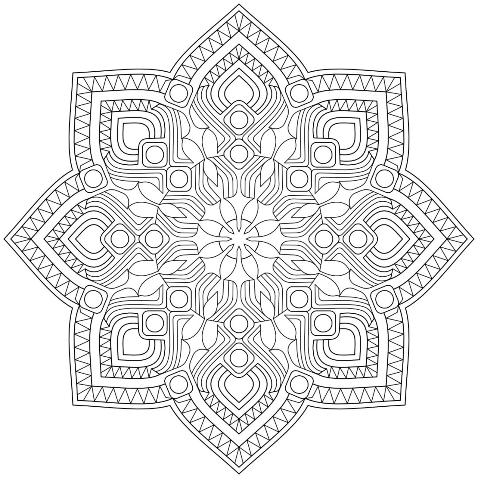 Mandala Madness Series7 Book2, Mandala Coloring Pages, Printable Art ...