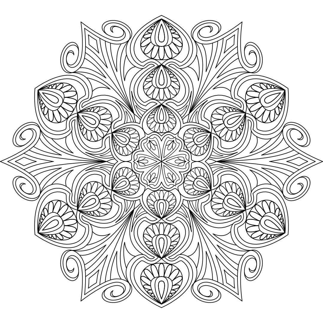 Mandala Coloring Pages, PDF Download, Mandala Madness Series 9 Book 2 ...