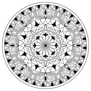 Mandala Coloring Book No.9 Mandala Madness, Adult Coloring, Ornate ...