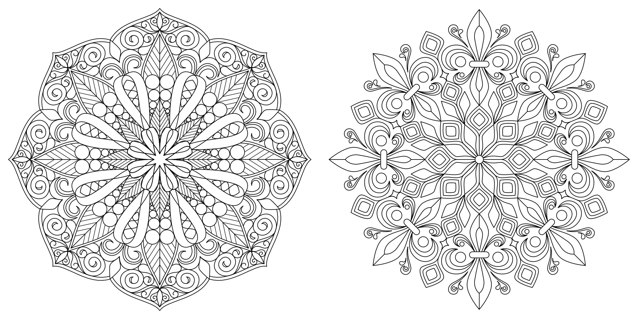 Mandala Madness Coloring Pages, PDF Downloads, Printable Art, Digital ...
