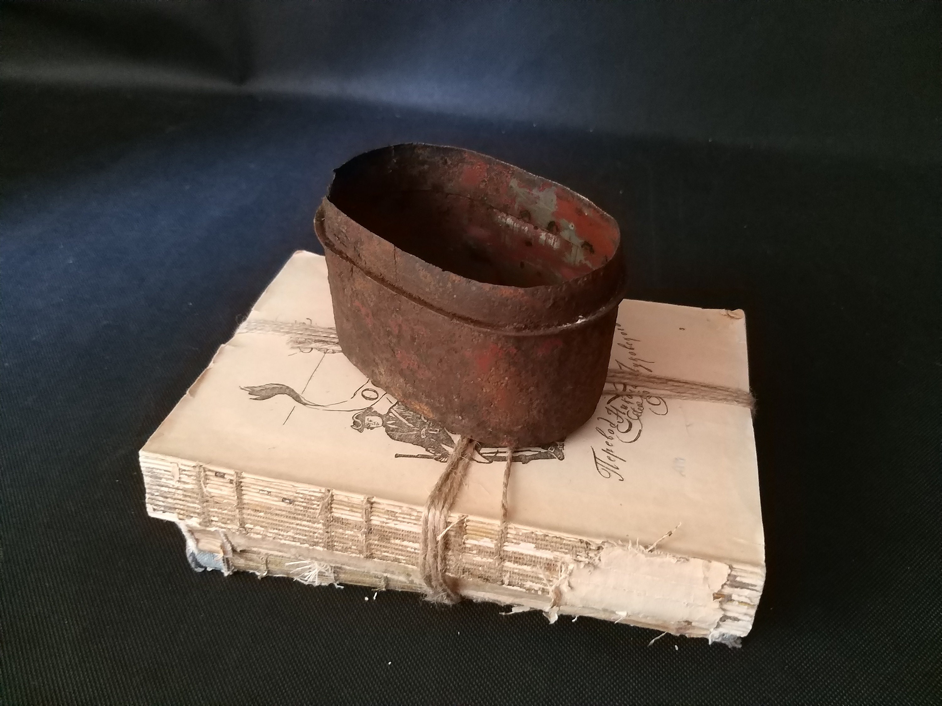 Rusted Old Metal Box Rare Vintage Metal Box Primitive Antique Tin Box ...