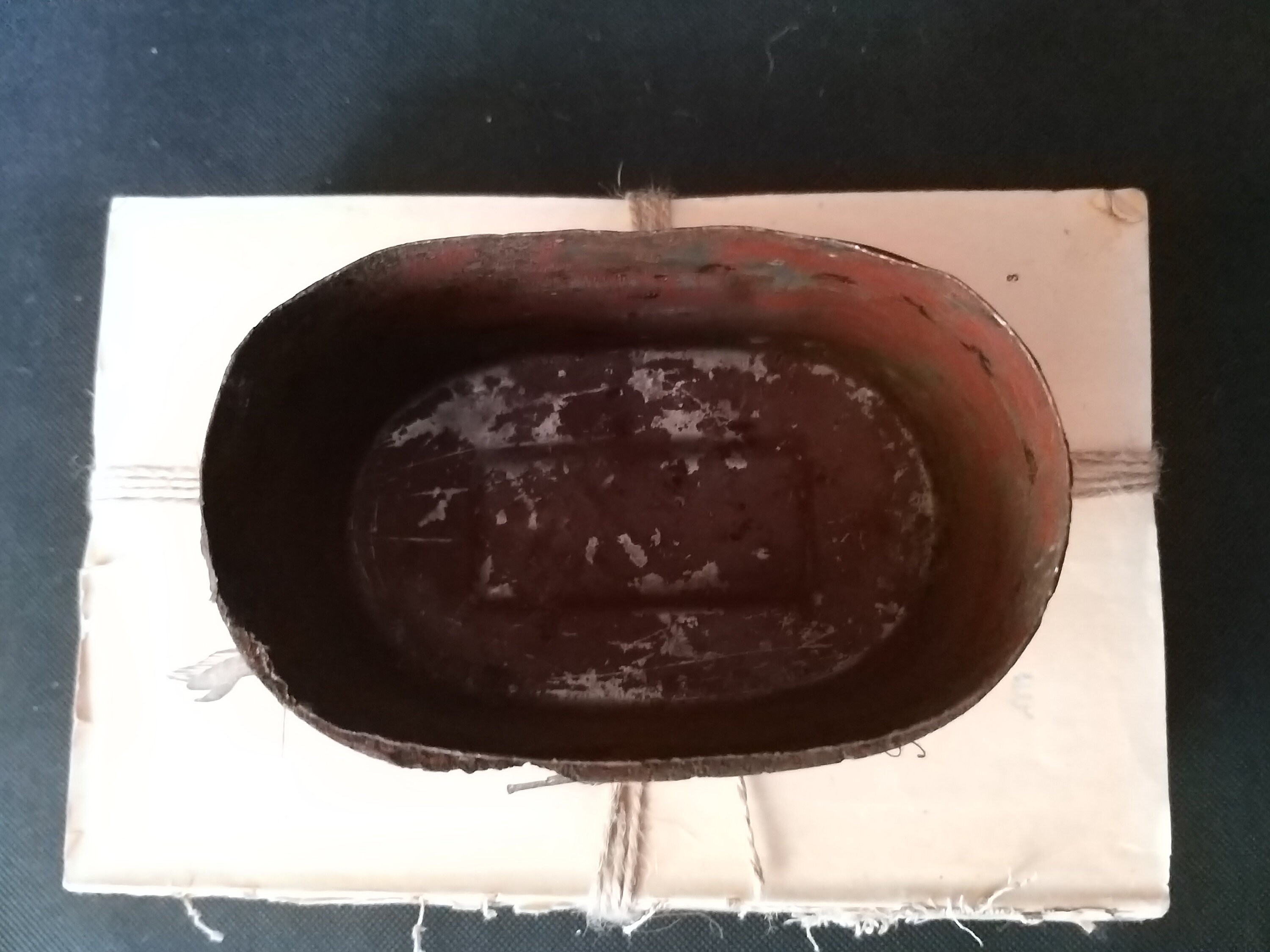 Rusted Old Metal Box Rare Vintage Metal Box Primitive Antique Tin Box ...