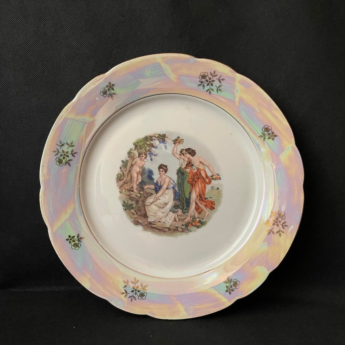 RARE Vintage Dinner Plate Madonna Kahla Porcelain Plate Made in GDR ...
