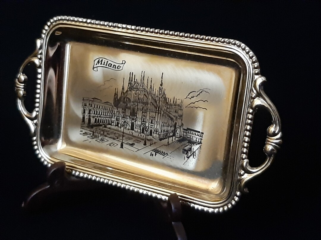 Vintage Small Decorative Trays Tiny Home Decor Dresser Decor Bookshelf ...