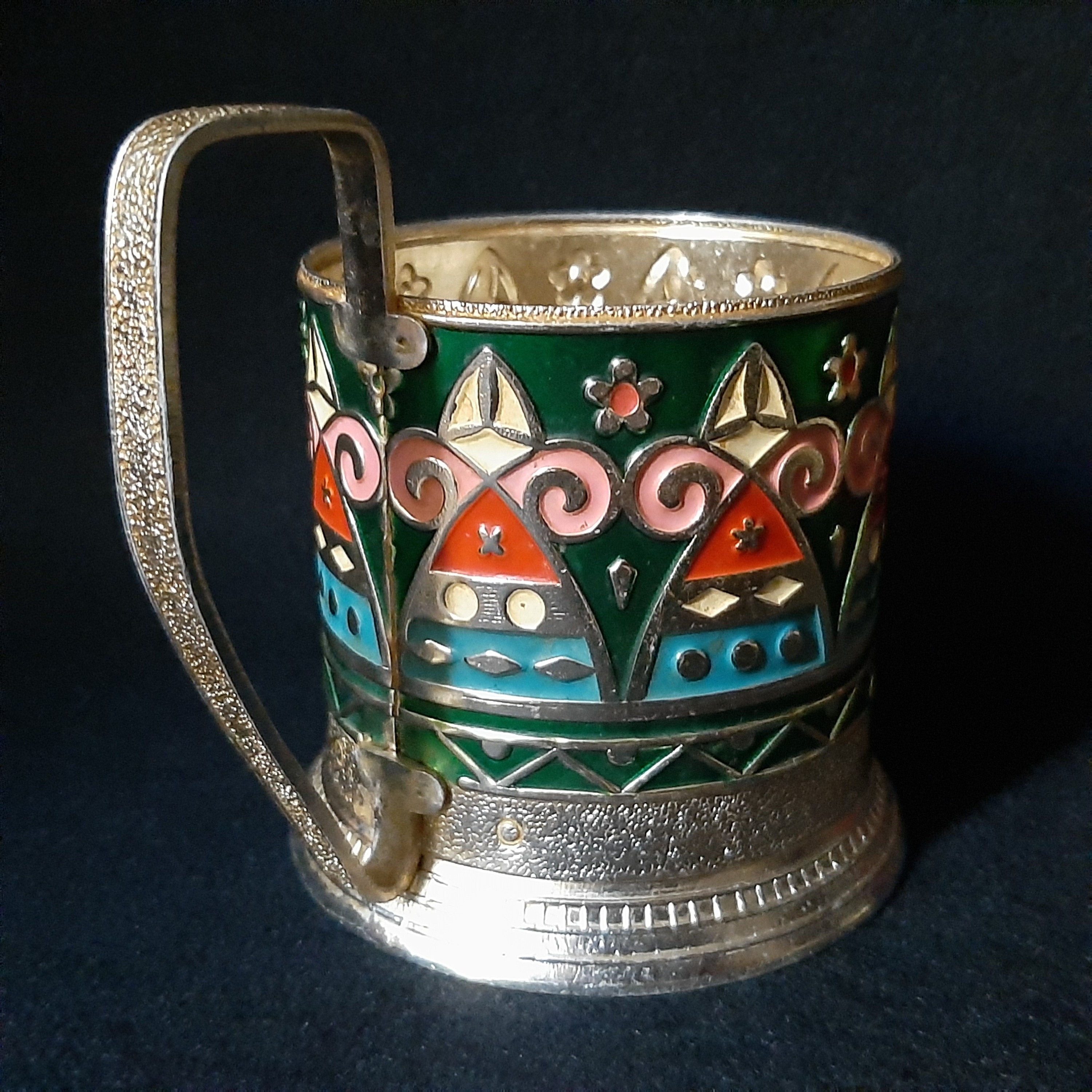 Soviet Vintage Tea Glass Holder Retro USSR Soviet Podstakannik - Etsy