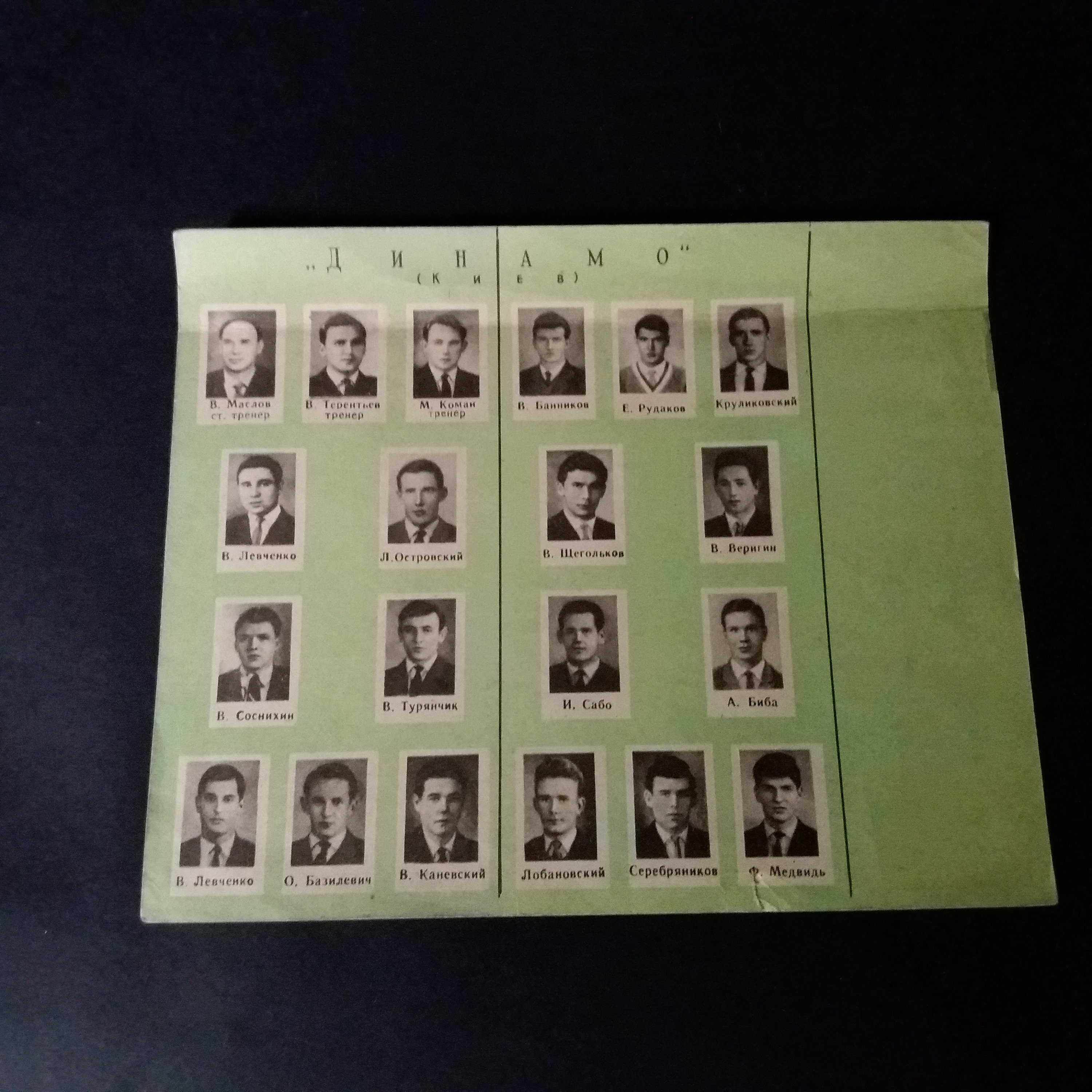 Rare Vintage Cards of Ukrainian Football Players of Kyiv - Etsy