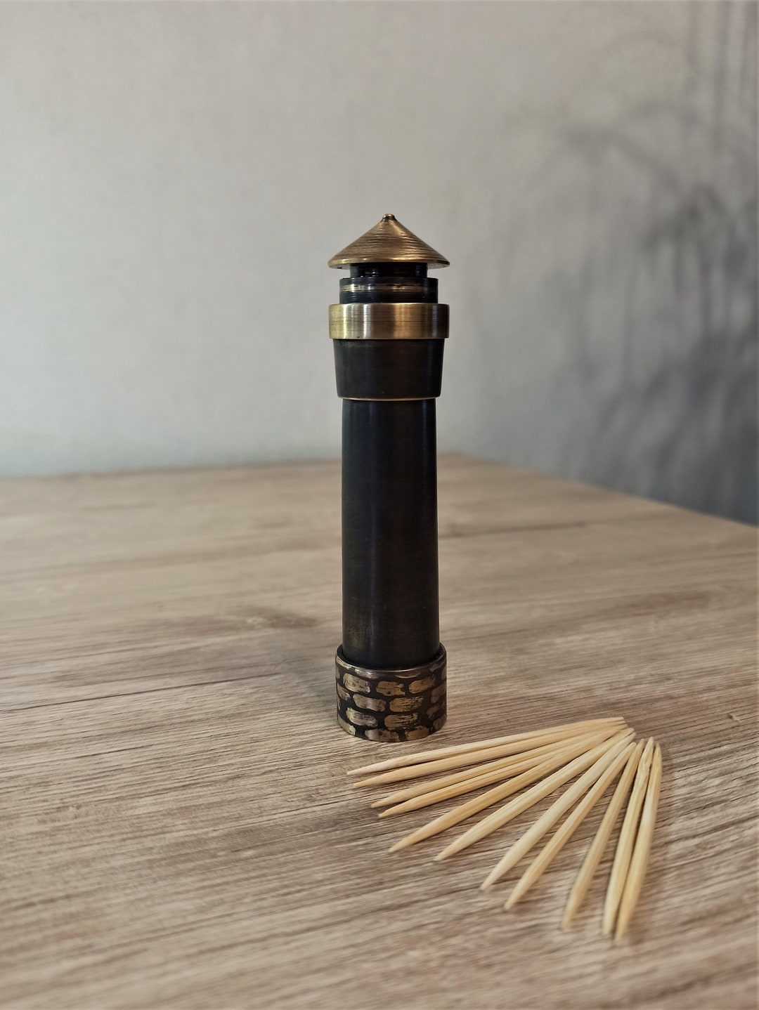 Toothpick Rack Lighthouse Handmade Kitchen Decor Toothpick Storage Jar ...