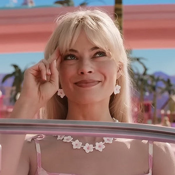 Barbie the Movie Flower Necklace - Etsy UK