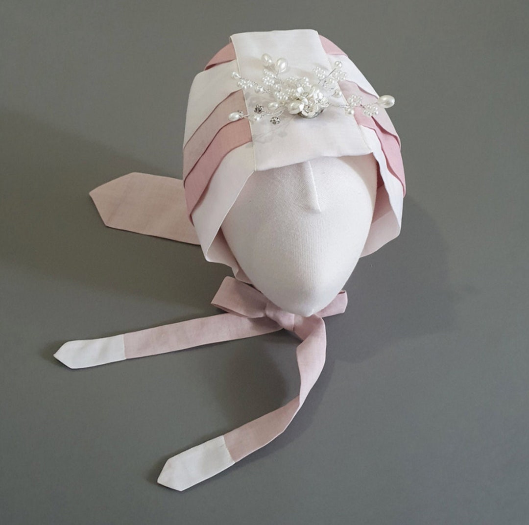 Pink Beaded Bonnet Gulle 굴레 Hanbok Hat Baby Girl Hanbok - Etsy