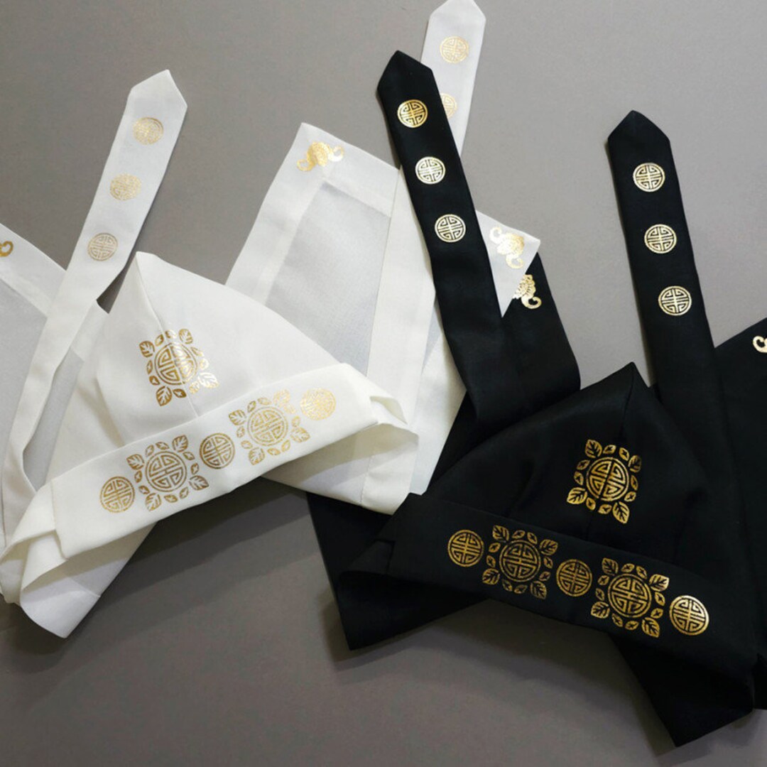 Prince Hat, Bokgun, Foil Hanbok Hat, 100 Days2y/o, 2 Colors, Baby Boy ...