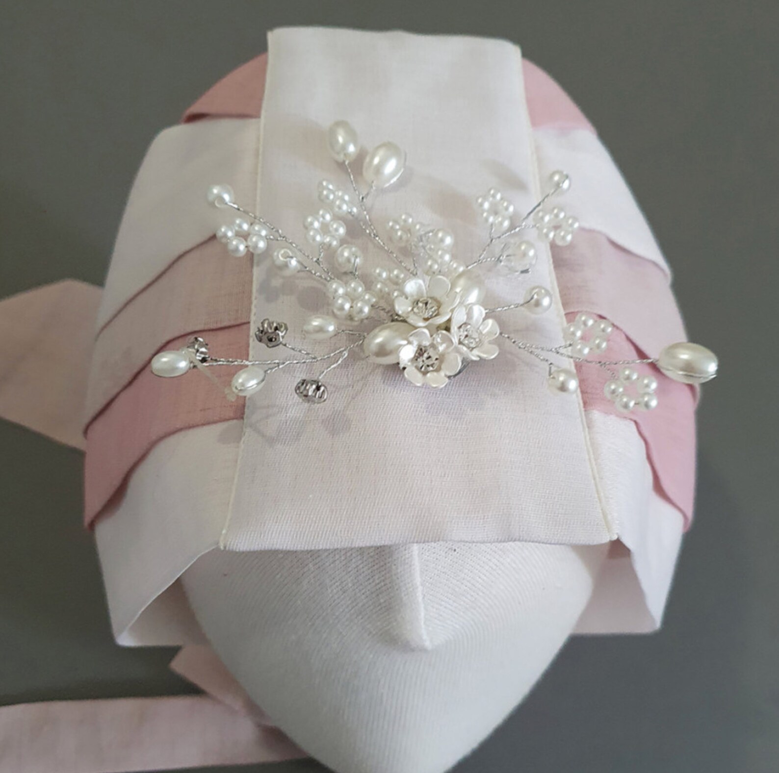 Pink Beaded Bonnet Gulle 굴레 Hanbok Hat Baby Girl Hanbok | Etsy