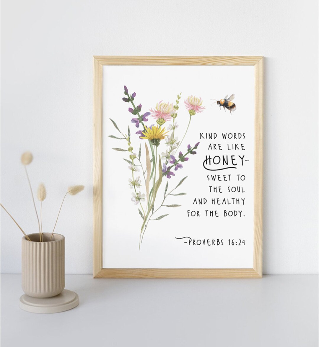 Bible Verse Print / Scripture Artwork / Biblical Wall Art - Etsy