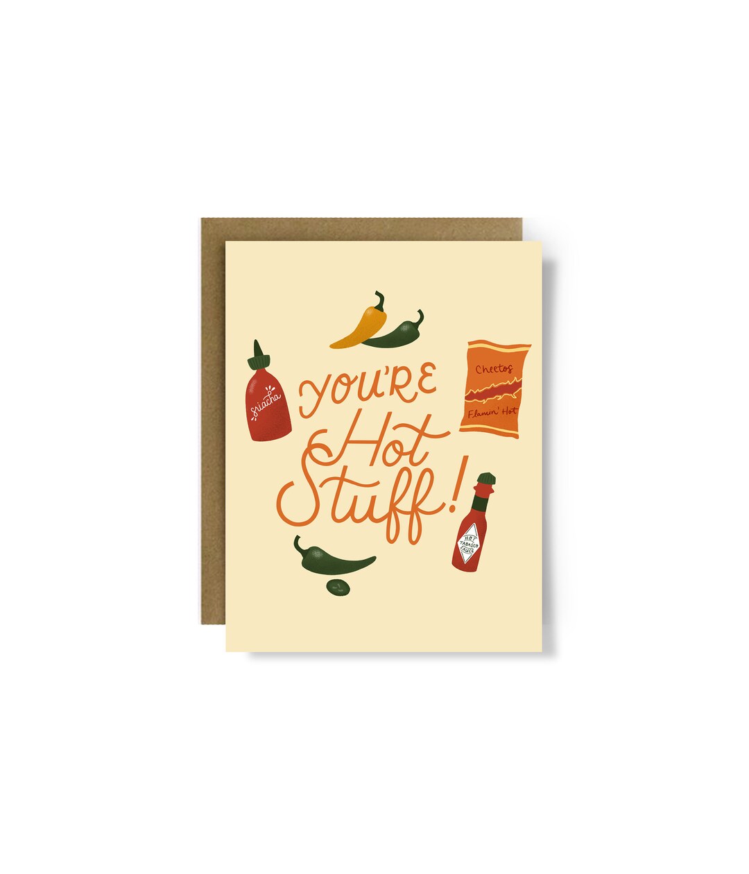 Funny Love Card, You're Hot Stuff Card, Funny Card for Spouse - Etsy
