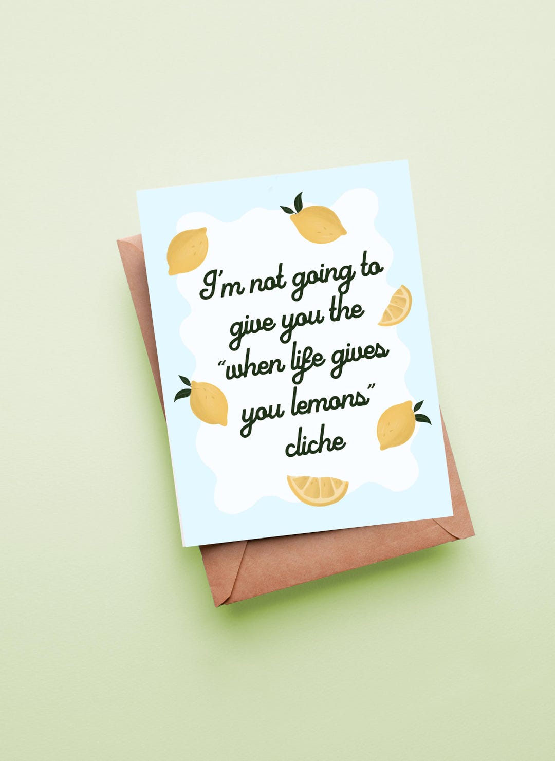 Funny Sympathy Card: Life Gives You Lemons, Grief & Cancer Support - Etsy