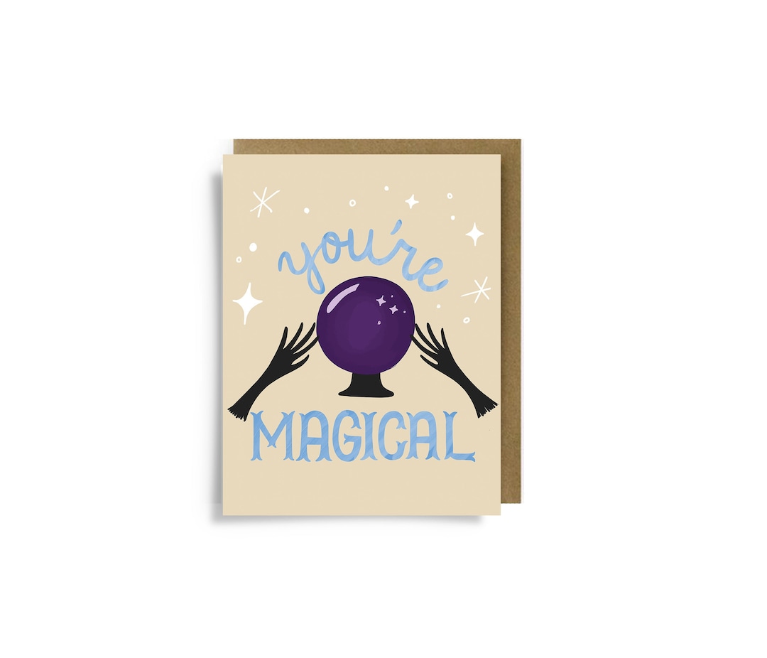 Magical Friendship Card, You're Magical Greeting Card, Card for Friend ...