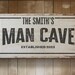 Personalized Man Cave Sign, Canvas Decor for Men, Bar Signage for ...