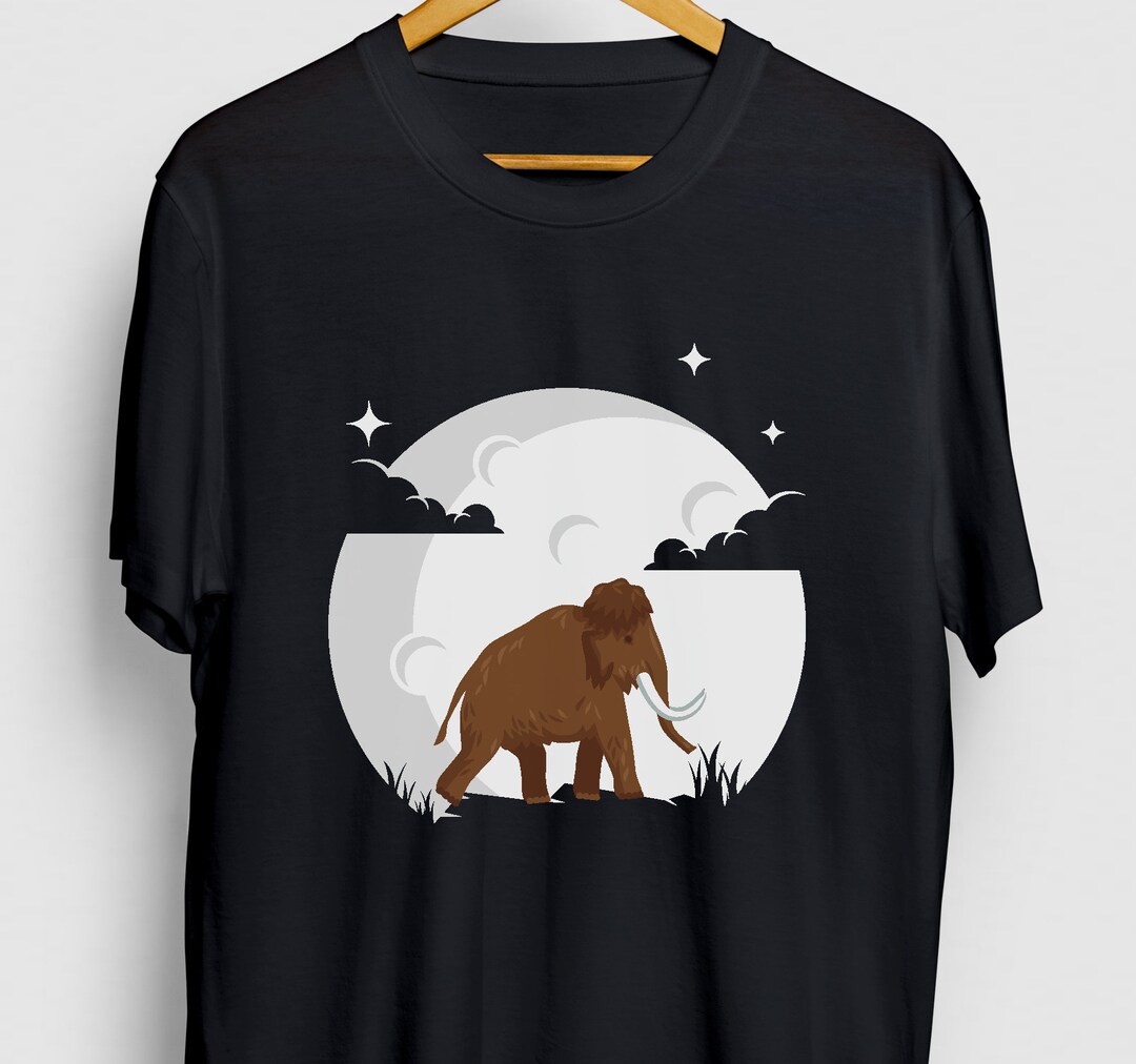 Mammoth Gift, Funny Woolly Shirt, Funny Animal Tee, Mammoth Shirt ...