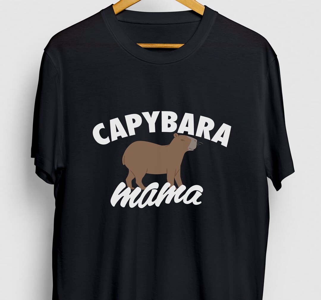 Capybara Mama Capybara Regalo, Funny Zoo Camisa, Funny Animal tee ...