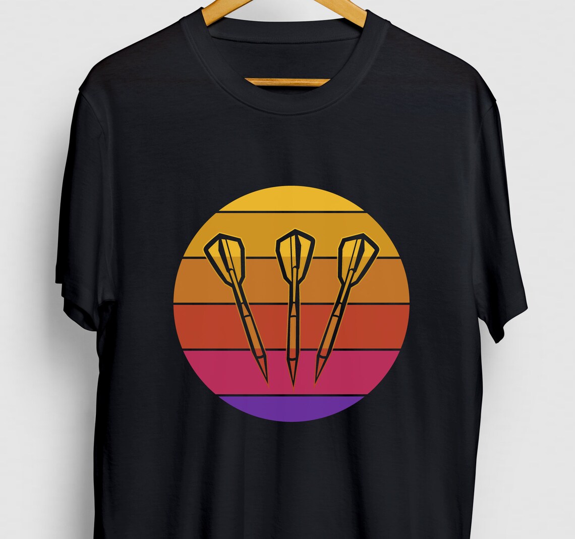 Darts Retro Darts Gift Funny Dart Player Shirt Funny League - Etsy