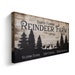 Reindeer Farm Sign Personalized Christmas Rustic Farmhouse Vintage ...