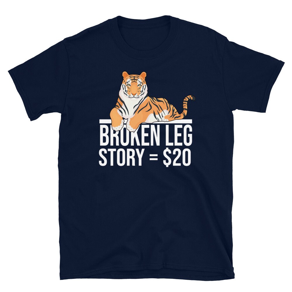 Broken Leg Story Tiger Get Well Gift Get Well Broken Leg - Etsy