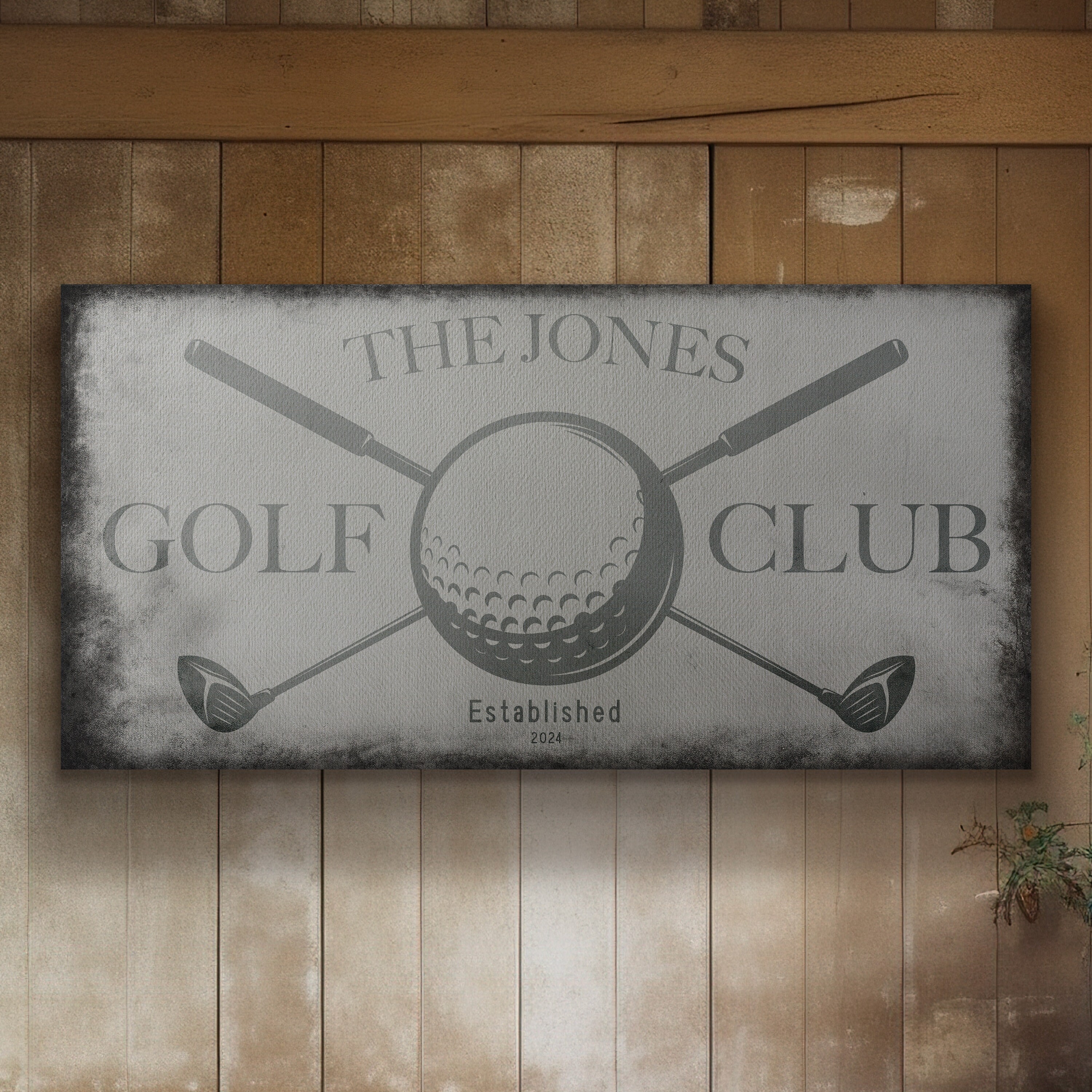 Golf Club Sign, Man Cave Sign Personalized Golf Gifts, Custom Golf Team ...