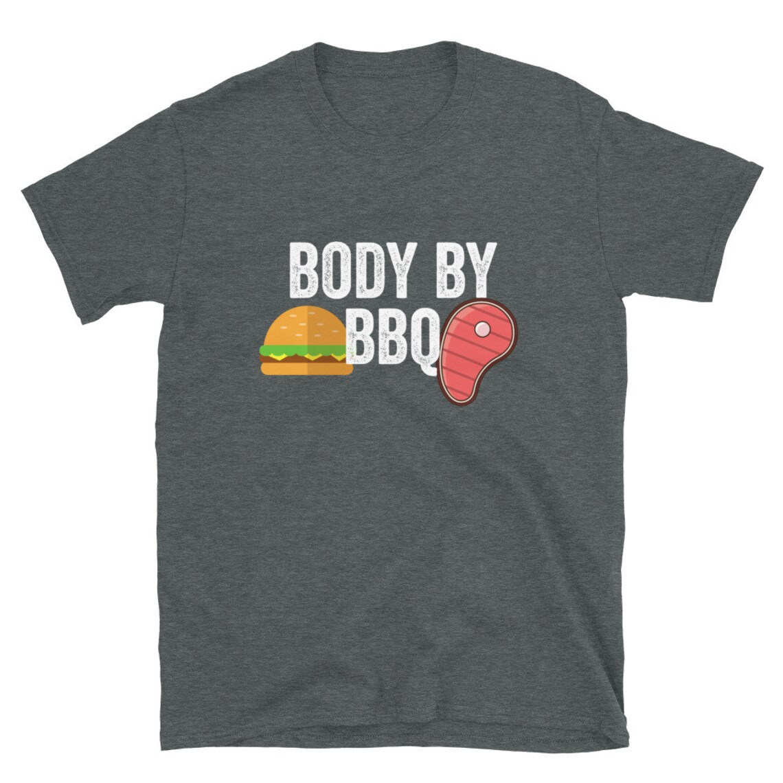 Body by BBQ T-shirt, BBQ Shirt, Grillmaster Tshirt, Grilling Shirt Men ...