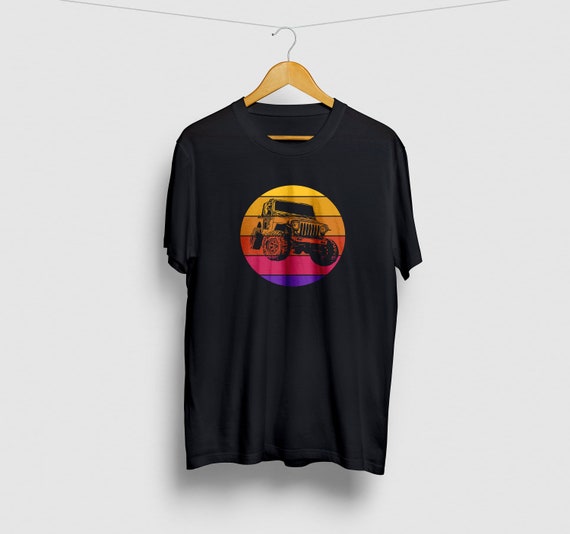 80's Retro Sunset Off Road Shirt 4wd Shirt 4x4 shirt | Etsy