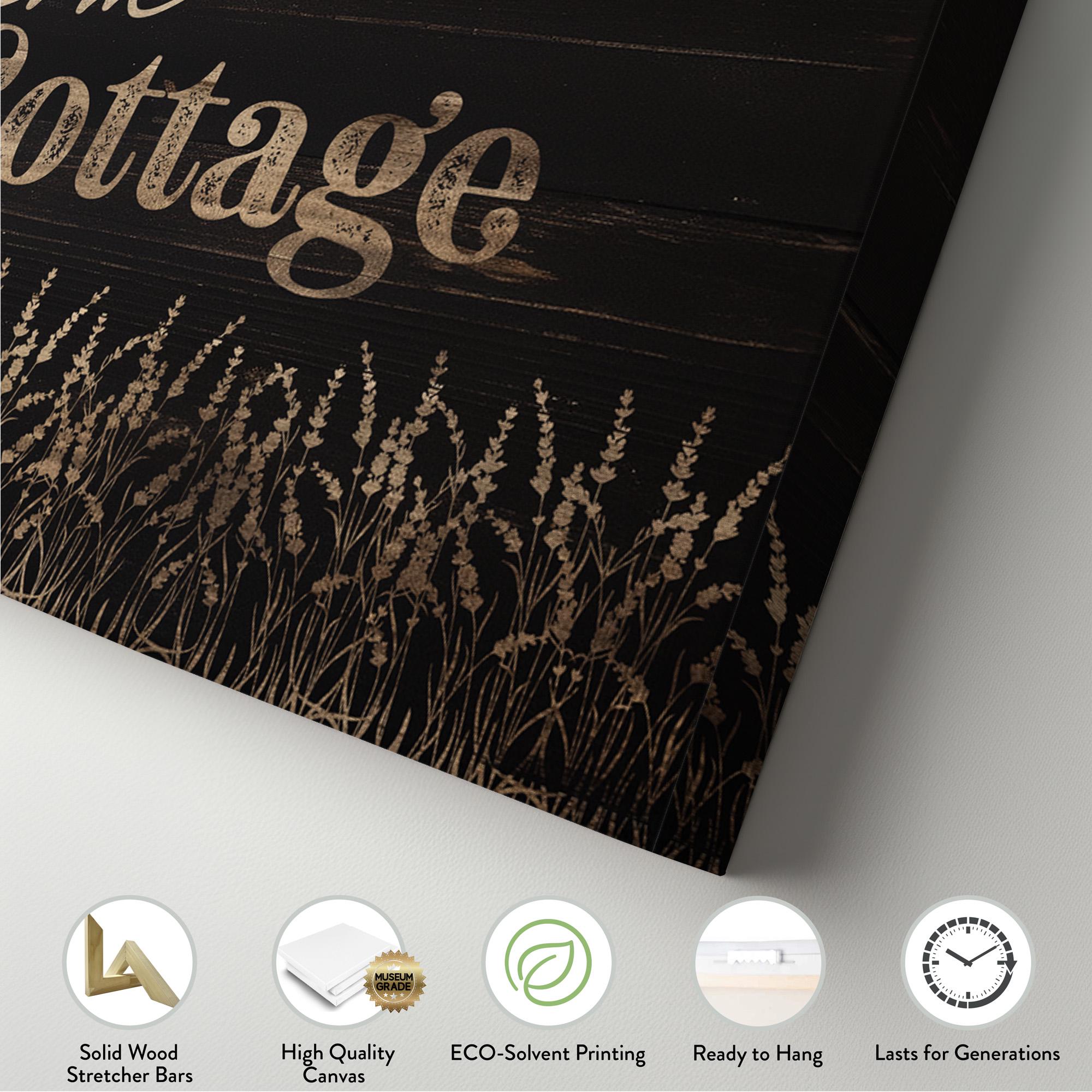 Lavender Cottage Sign Personalized Panoramic Personalized Farm, Vintage ...