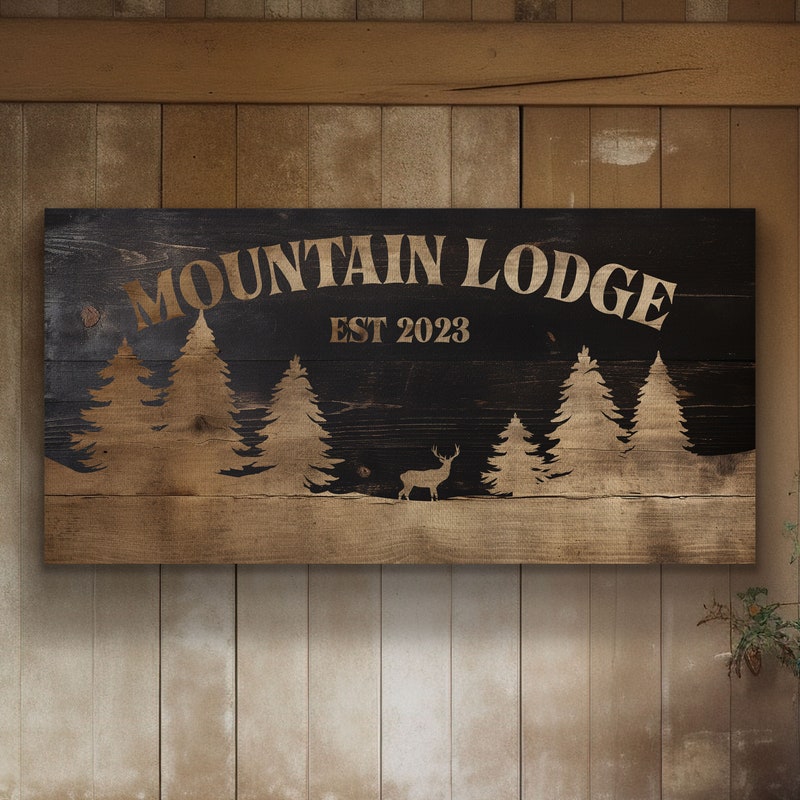Mountain Lodge Decor - Etsy