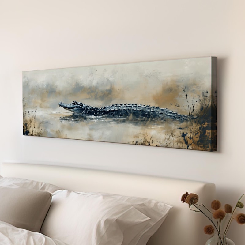 Alligator Wall Decor - Etsy