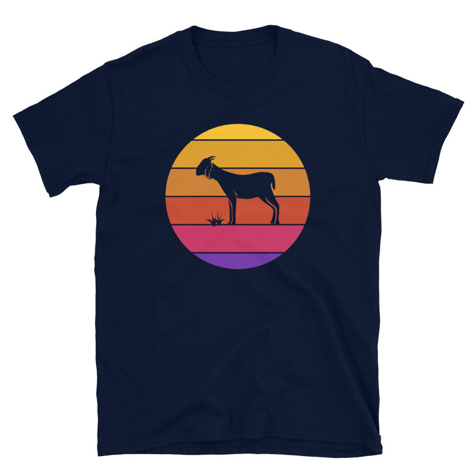 Retro 80's Goat Shirt, Goat Lover Gift, Goat Lover Shirt, Farm Life ...