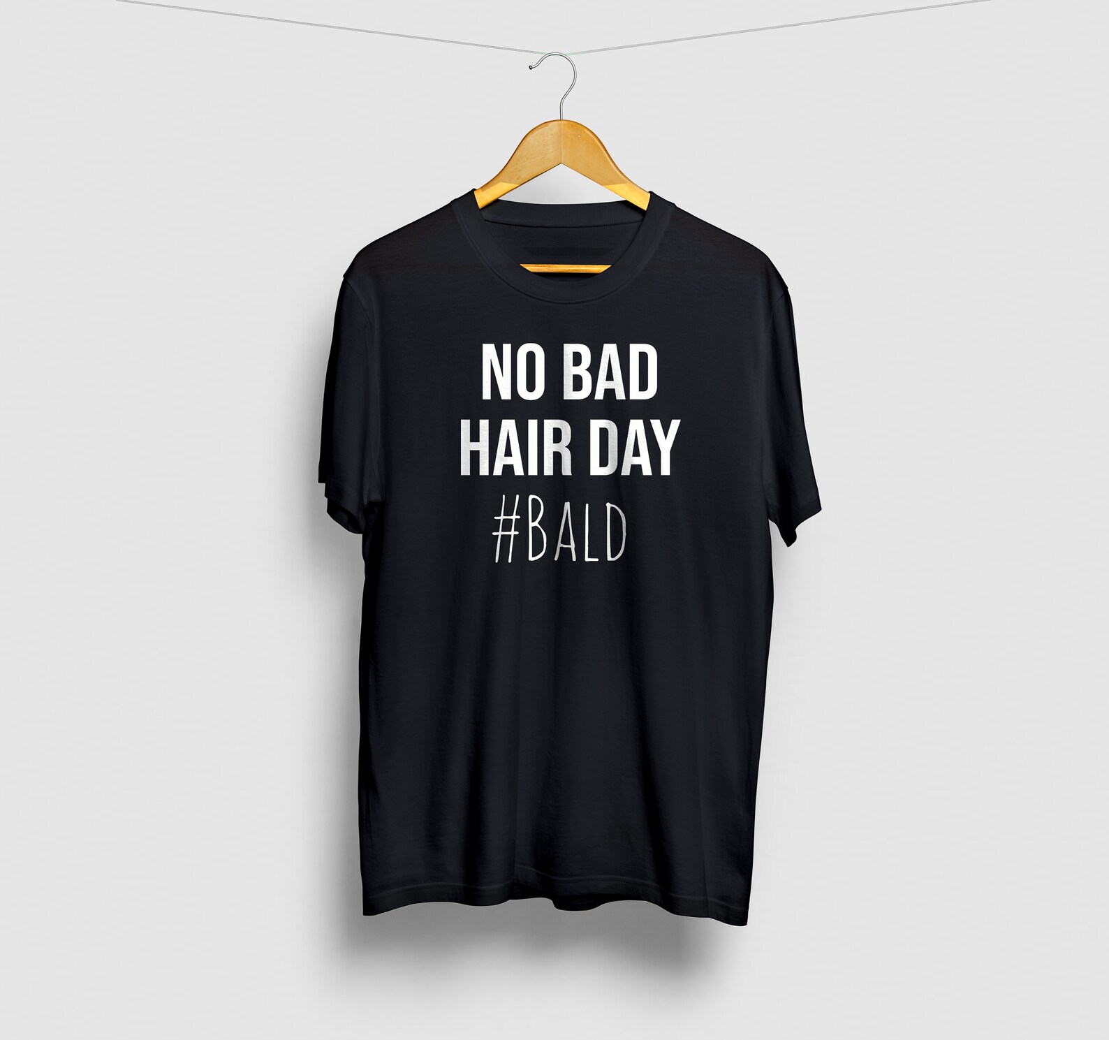 No Bad Hair Day Bald Shirt, Bald Man Gift, Bald Gift, Bald Guy Shirt ...