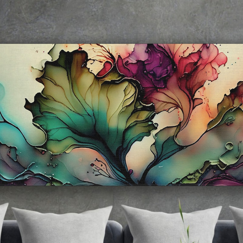 Alcohol Ink Print Large - Etsy