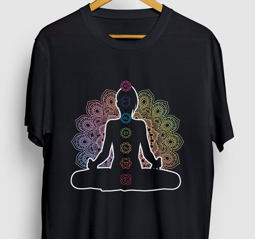 Chakra Gift, Funny Zen Shirt, Funny Meditation Tee, Chakra Shirt ...