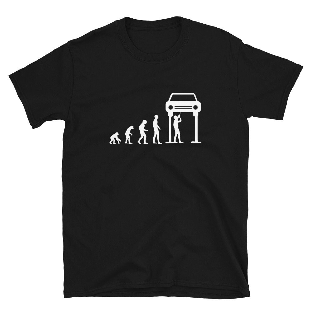 Car Mechanic Evolution Shirt, Auto Mechanic Gift, Car Mechanic Gifts ...
