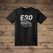 E30 Bimmer Classic German Car Driver Short-sleeve Unisex T-shirt - Etsy