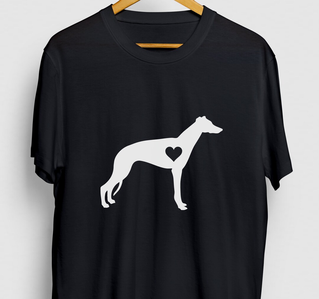 Whippet Heart T-shirt: Unisex Dog Mama Tee - Etsy