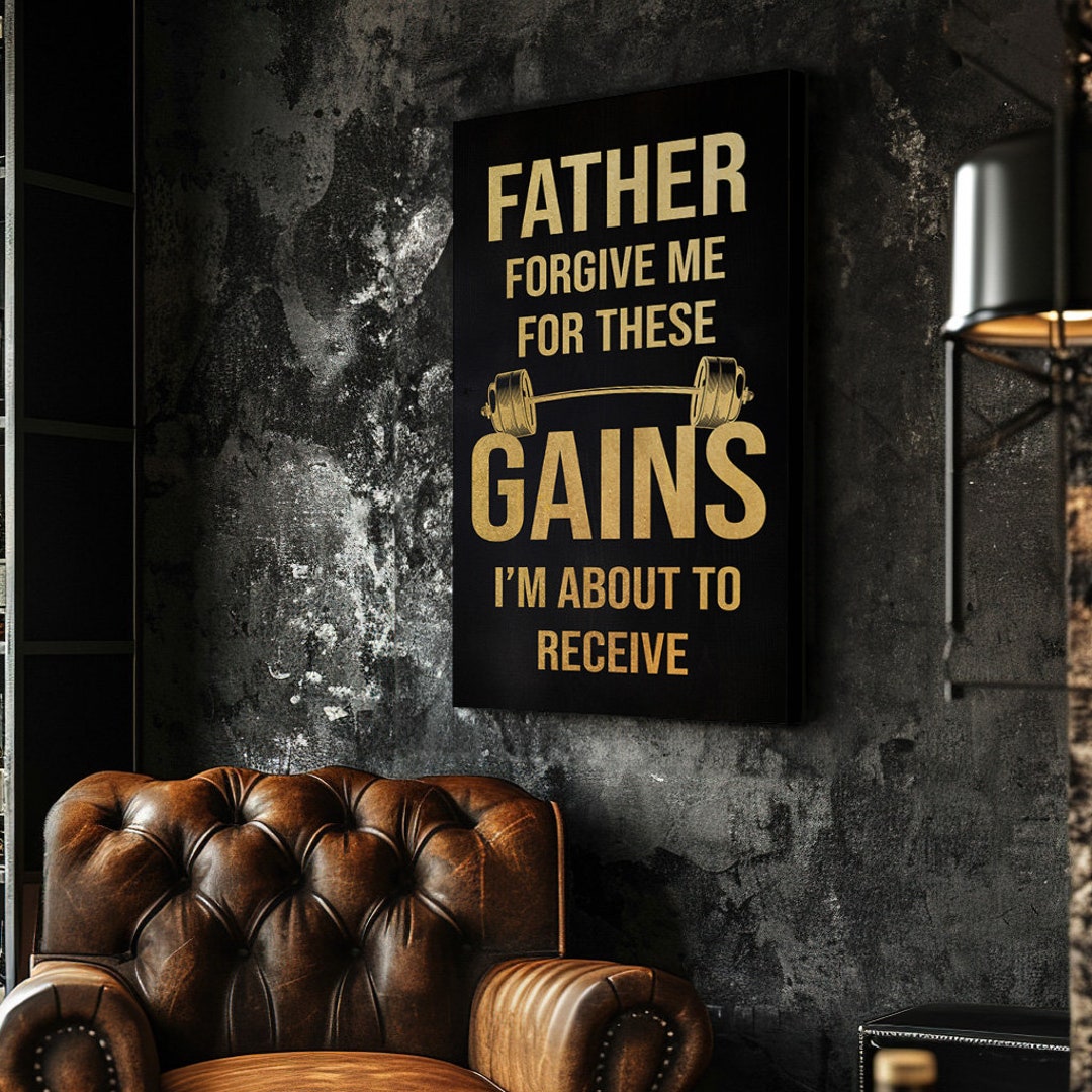 Funny Home Gym Sign, Man Cave Sign Fitness Gifts, Fitness Center Decor ...