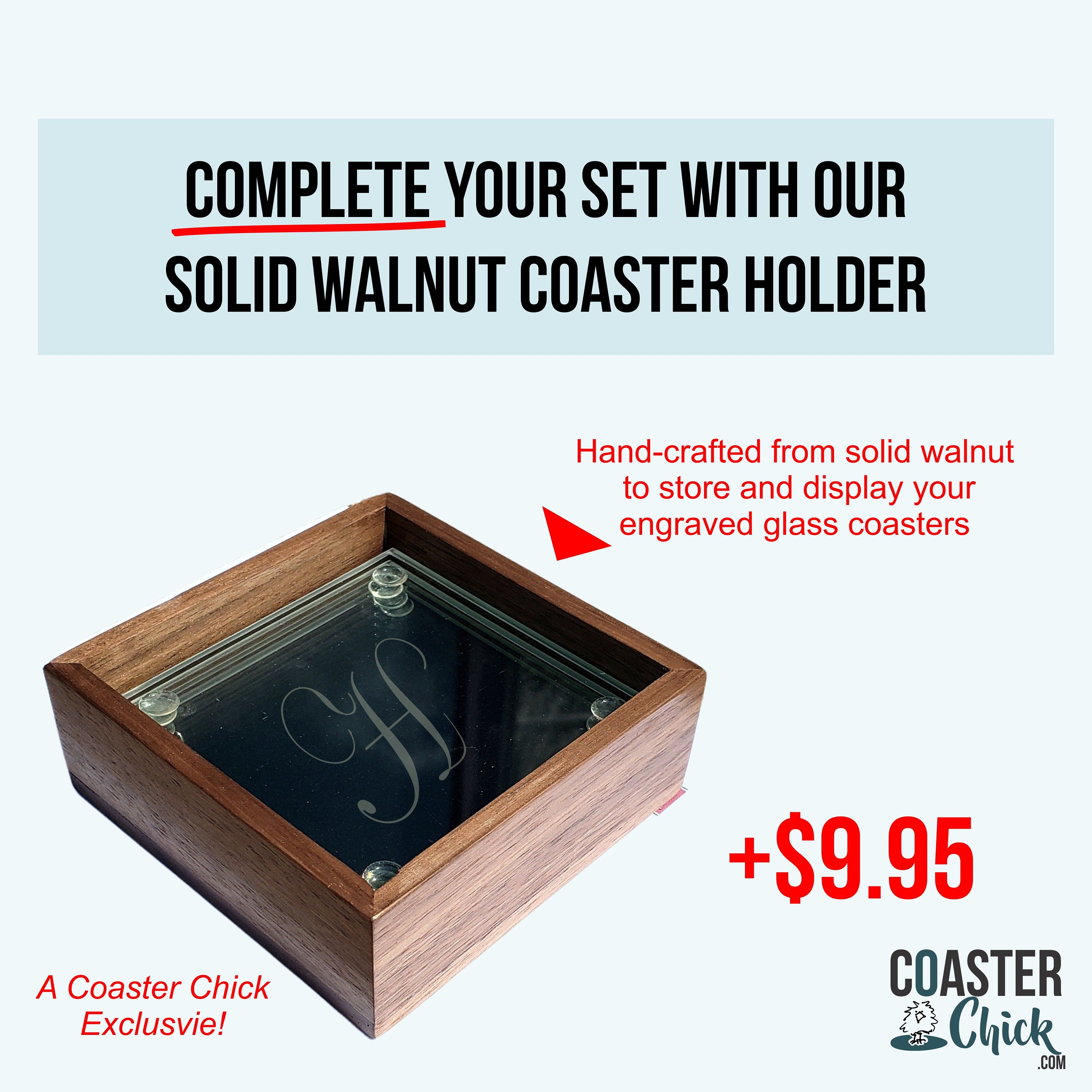 Personalized Glass Coasters Custom Engraved Family Name | Etsy