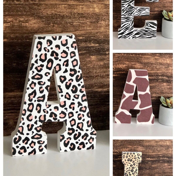 Zebra and Cheetah - Etsy