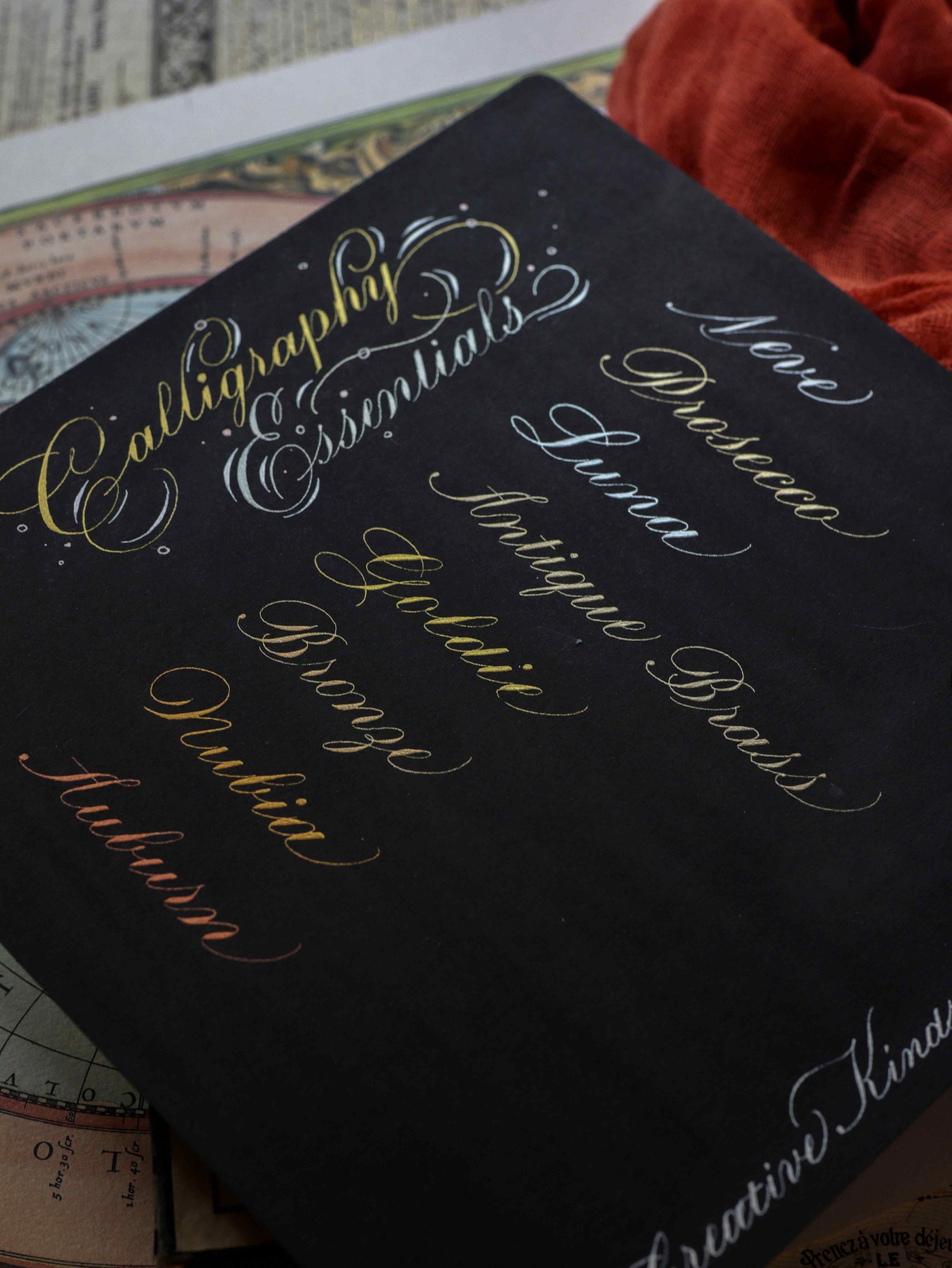 Goldie SHIMMER Color Calligraphy Solid Ink Single Half Pan - Etsy