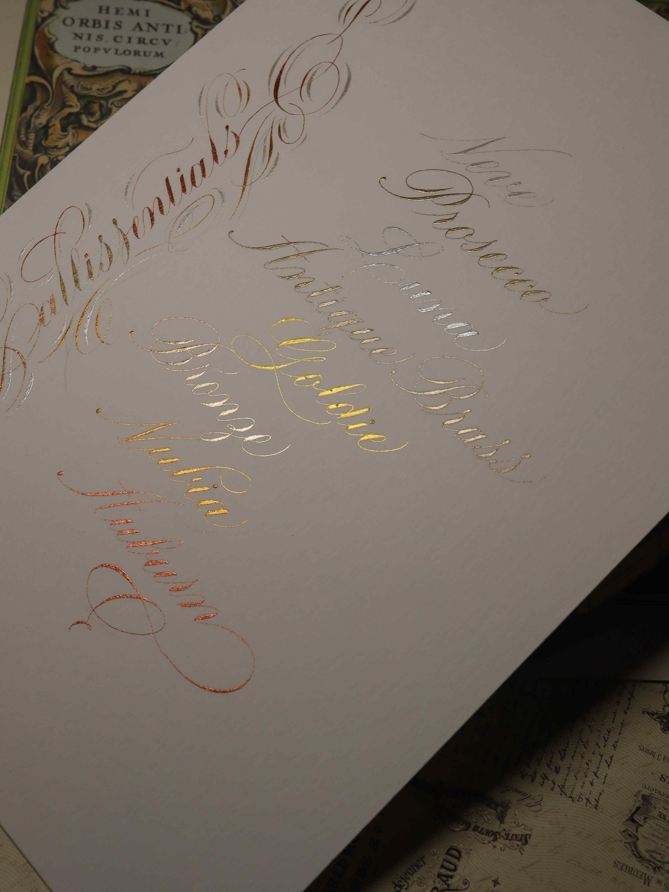Goldie SHIMMER Color Calligraphy Solid Ink Single Half Pan - Etsy