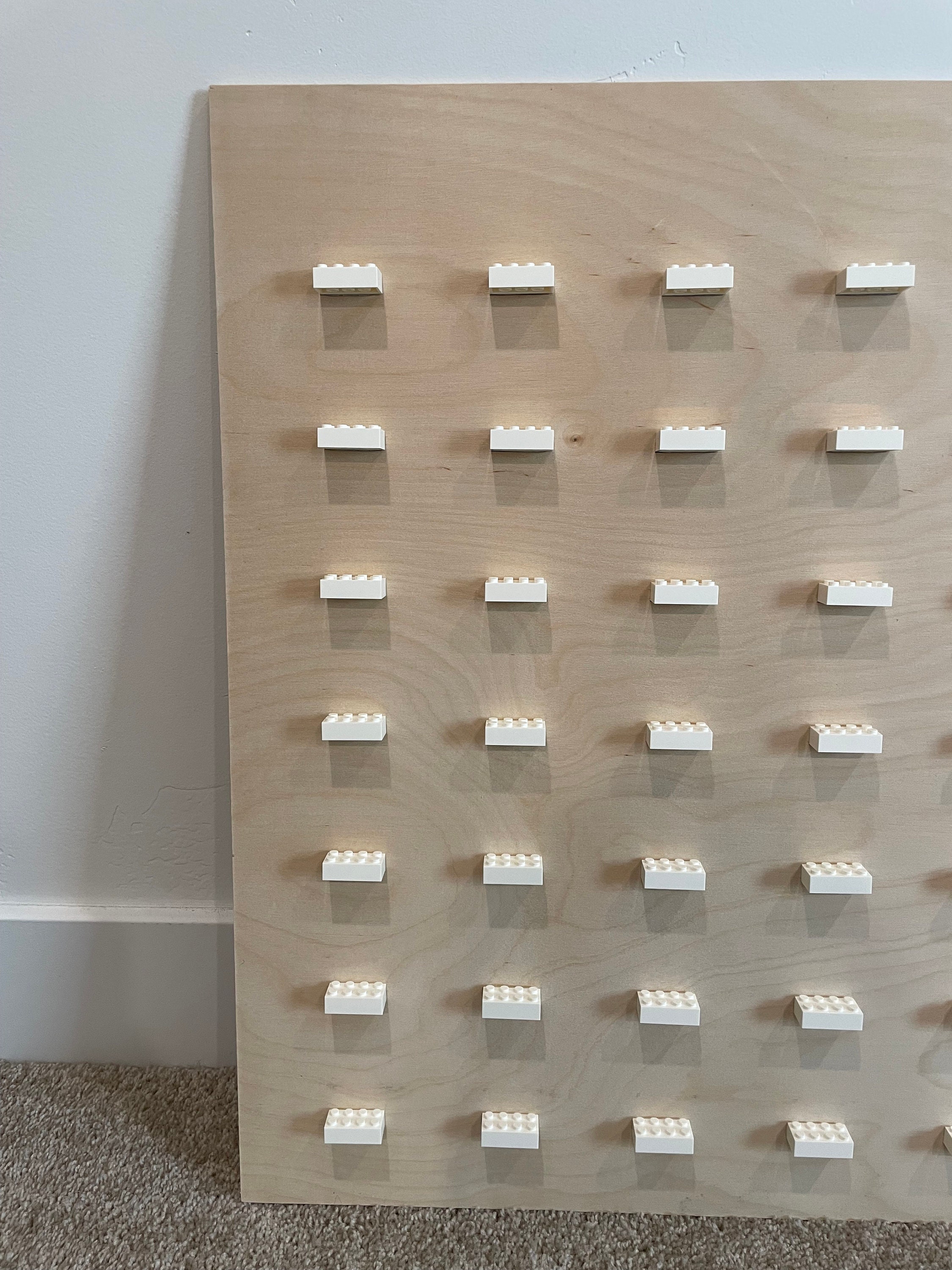 Brick Minifigure Wall Display, 70 Minifigures - Etsy