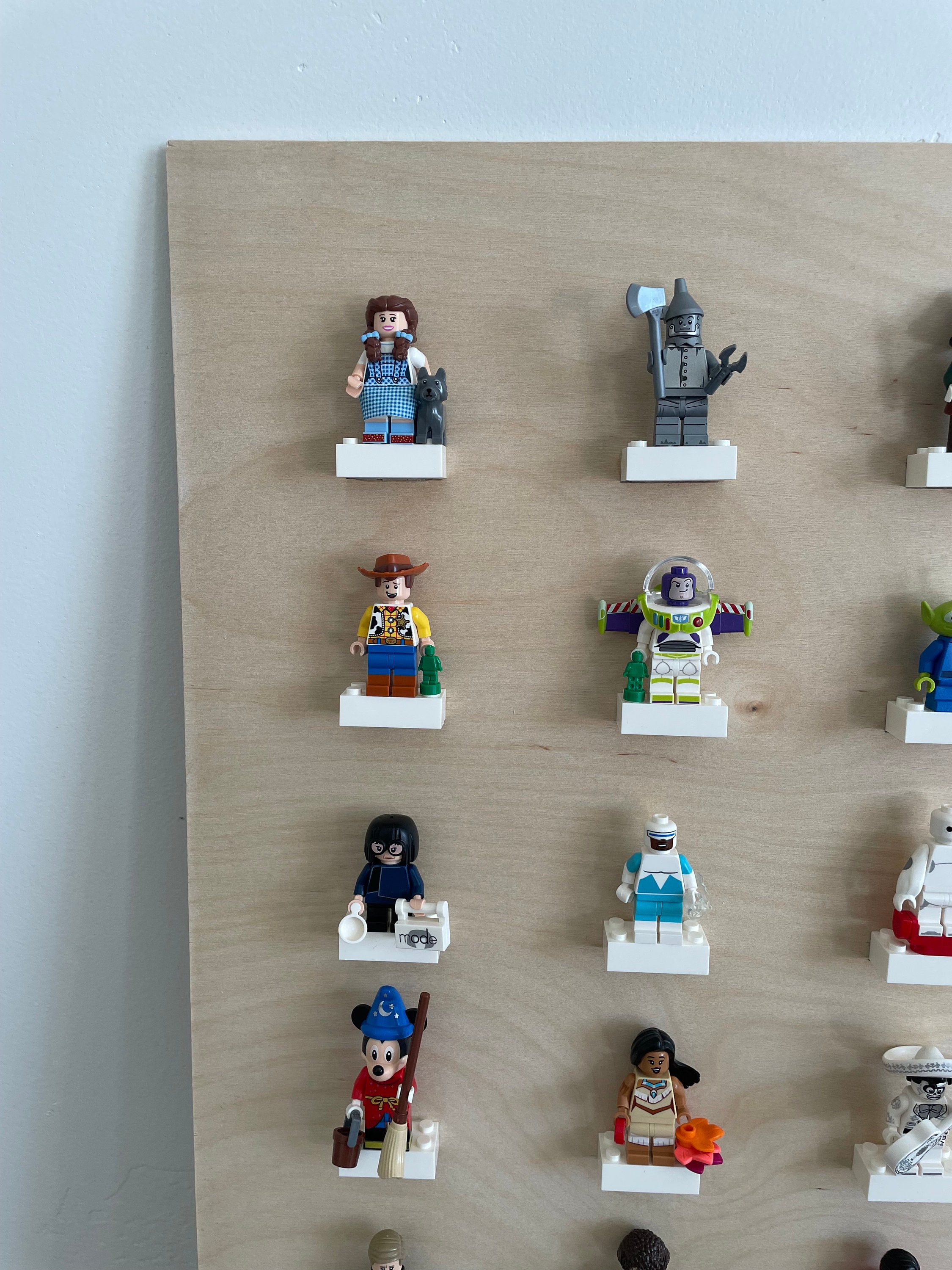 Brick Minifigure Wall Display, 70 Minifigures - Etsy