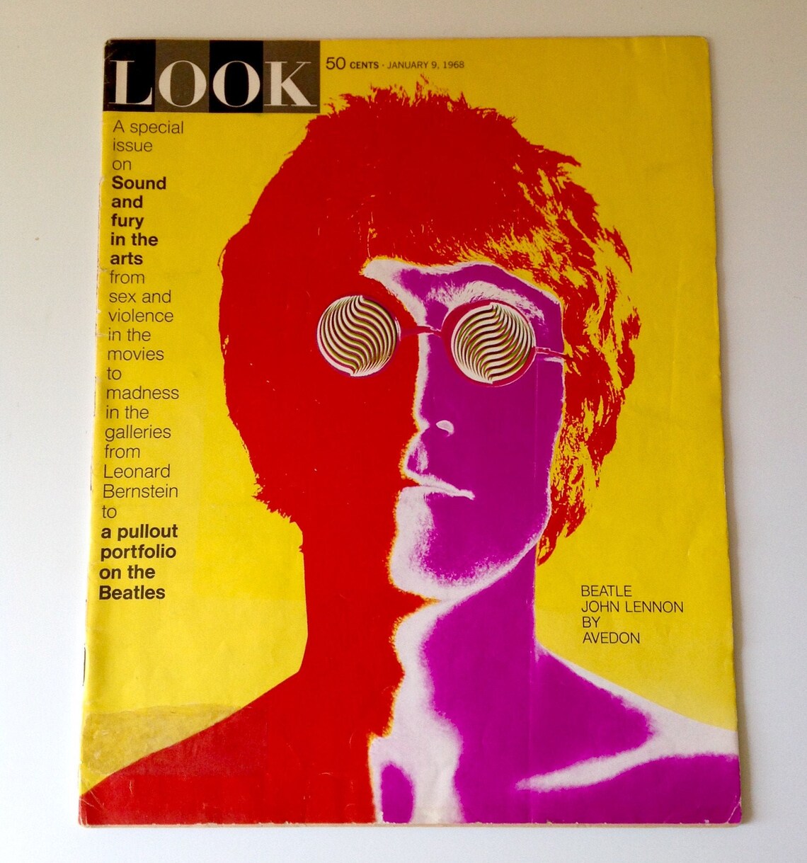 Look Magazine Jan 1968 The Beatles John Lennon Paul McCartney Ringo ...