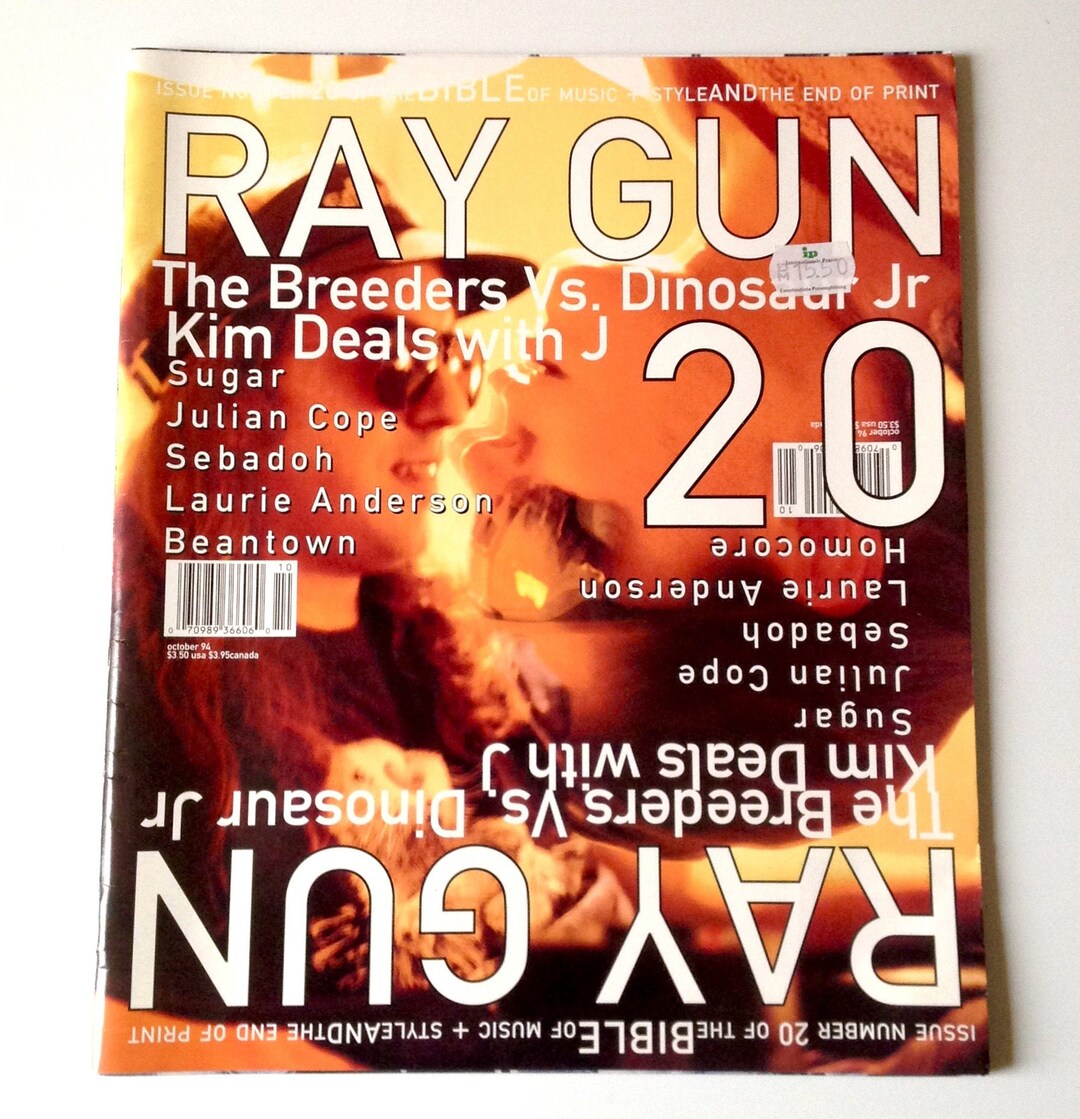 Raygun Magazine Issue 20 Kim Deal, the Breeders, Julian Cope, Laurie ...