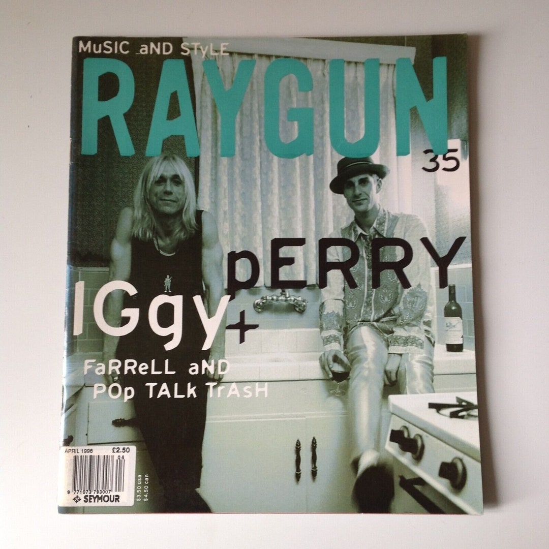 Raygun Magazine Issue 35 Iggy Pop, Perry Farrell Los Lobos, Superdrag ...