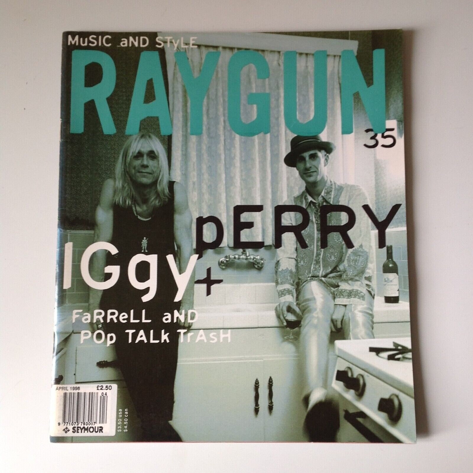 Raygun Magazine Issue 35 Iggy Pop, Perry Farrell Los Lobos, Superdrag ...